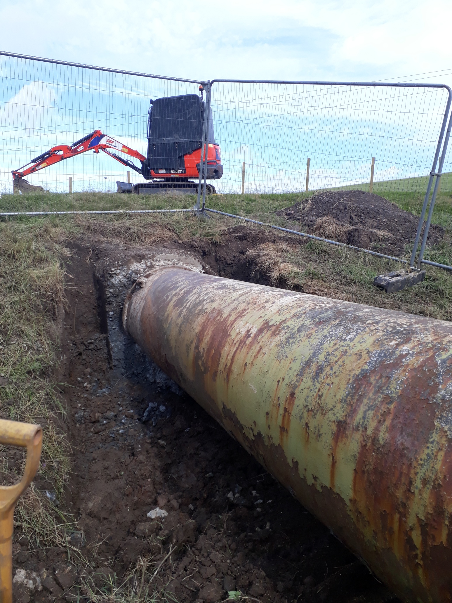Belzona SuperWrap II Repair to Sewage Pipe
