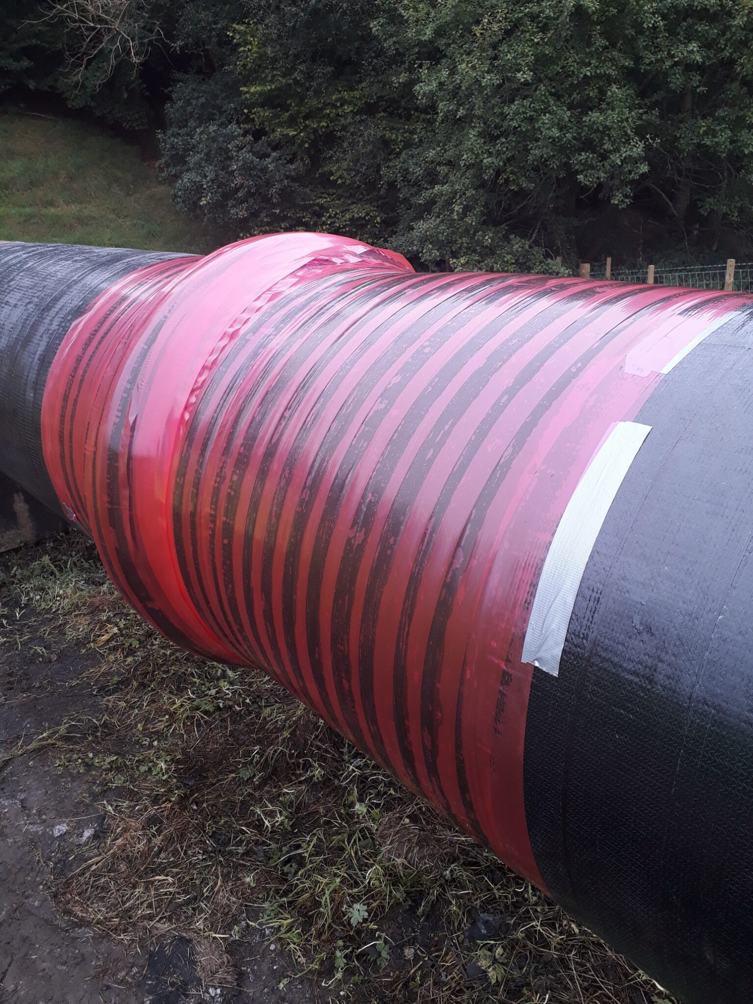 Belzona SuperWrap II Repair to Sewage Pipe