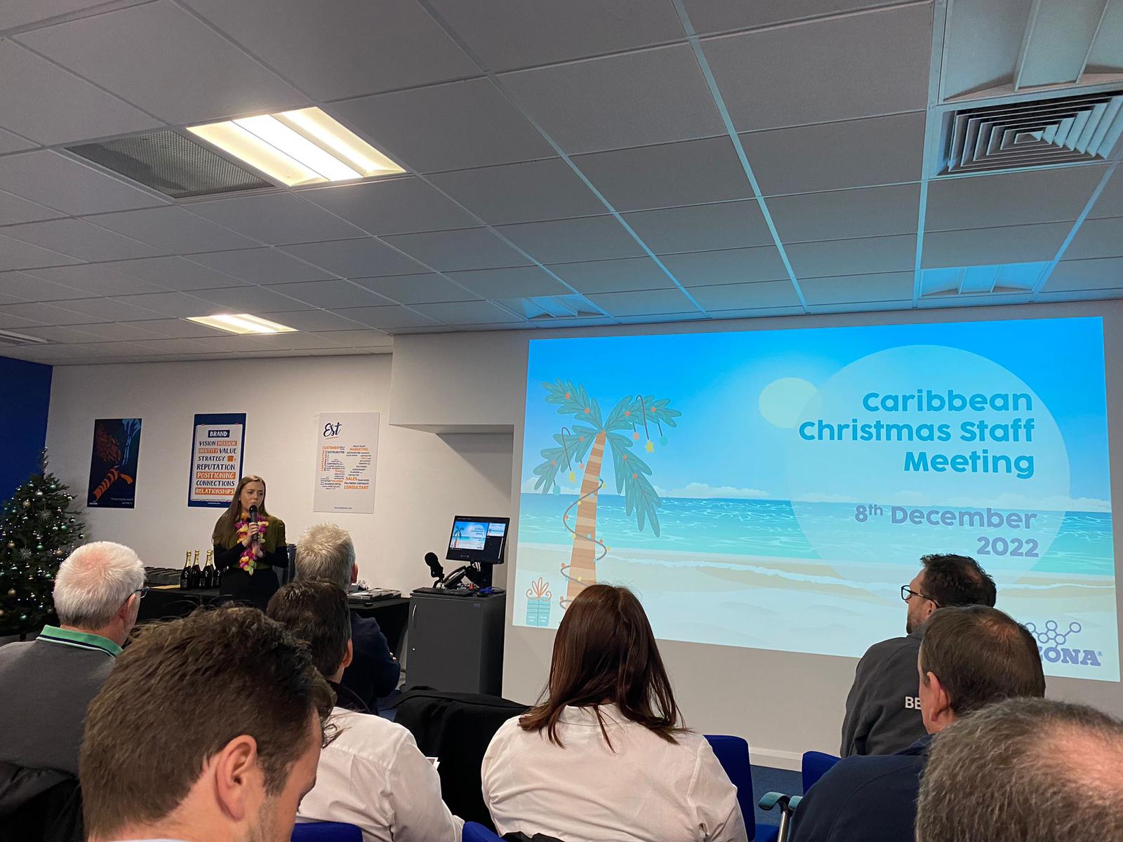 Belzona Offices Celebrate 2022 with Festive Staff Meetings - Belzona Blog